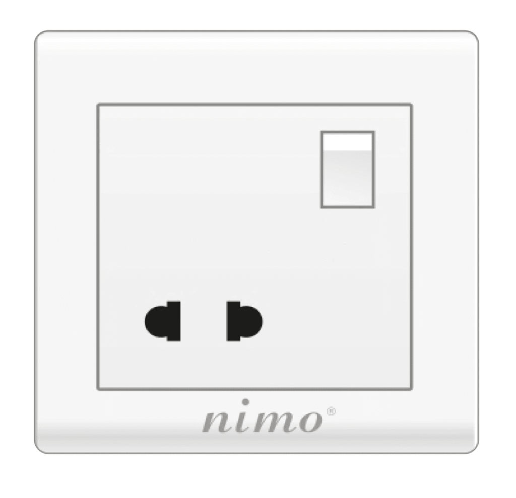 Two-Pin Socket With Switch